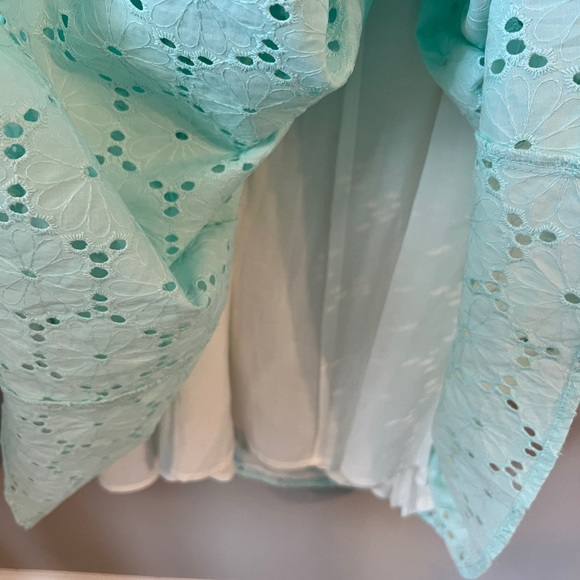 JB by Julie Brown | Dresses | Julie Brown Nyc Dress Turquoise Eyelet ...